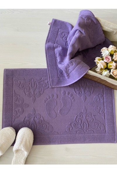 Femm Havlu 2'li Ayak Havlusu Seti Mor