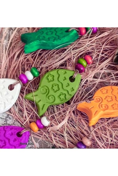 Morlalem Askılık Balık Silikon Kalıp K-569 Mum Kokulu Taş Alçıya Uygun