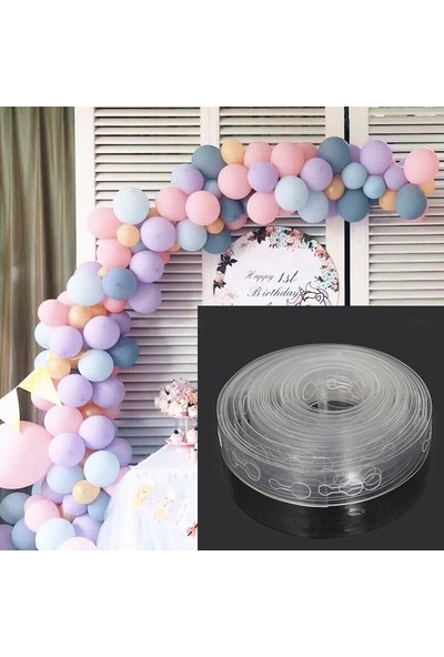 Renkli Parti Balon Zincir Aparatı 5 Metre Renkli Parti Balon Zincir Aparatı 5 Metre