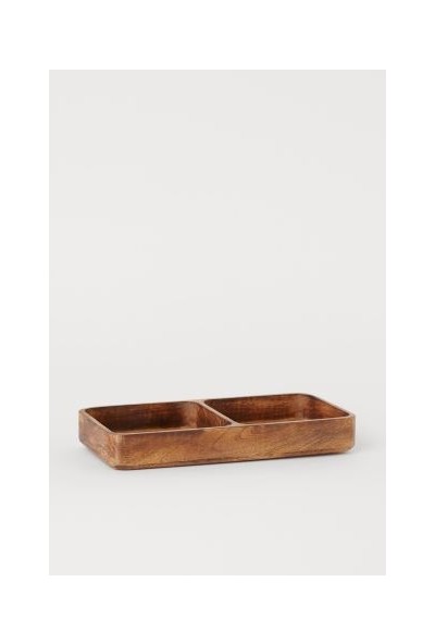 Ahşap Iki Gözlü Tabak