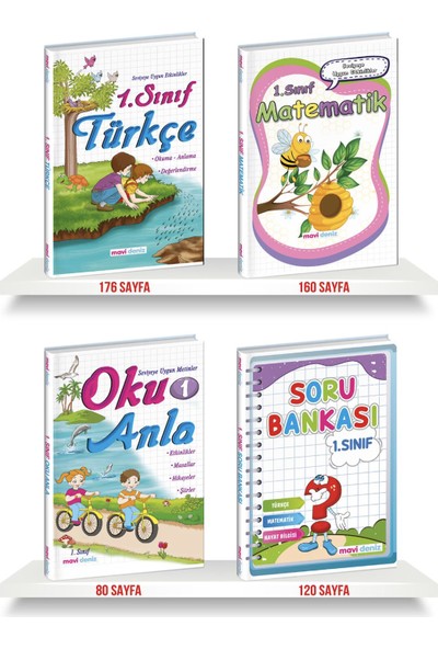 Mavi Deniz 1. Sınıf 2. Dönem Seti 2022