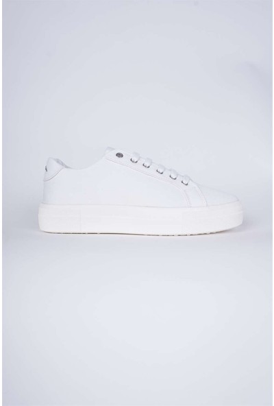 Maraton Bağcıklı Beyaz Kadın Geri Dönüşüm Recycle Sneaker Günlük Ayakkabı Maraton Bağcıklı Beyaz Kadın Geri Dönüşüm Recycle Sneaker Günlük Ayakkabı