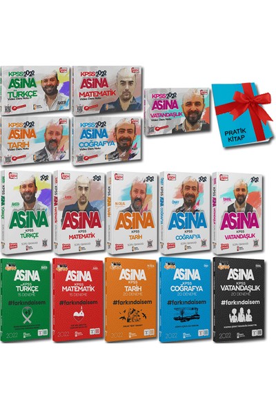 2022 KPSS Aşina Genel Yetenek Genel Kültür Video Ders Notu + Soru ve Deneme Seti 2022 KPSS Aşina Genel Yetenek Genel Kültür Video Ders Notu + Soru ve Deneme Seti