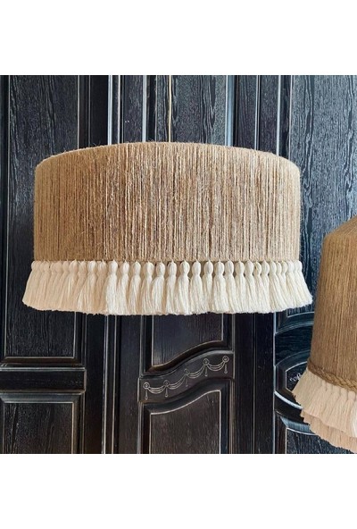 Dekoratif Aydınlatma Bohem Avize Makrome Püsküllü Dekoratif Aydınlatma Bohem Avize Makrome Püsküllü