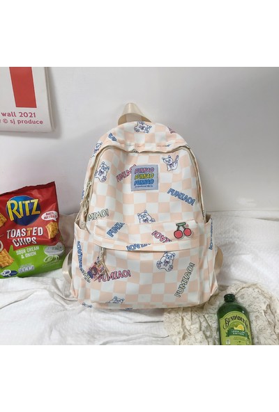 Sitonghengqi Açık Pembe Okul Çantası (Yurt Dışından) Sitonghengqi Açık Pembe Okul Çantası (Yurt Dışından)