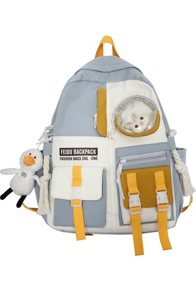 Sitonghengqi Mavi Okul Çantası (Yurt Dışından) Sitonghengqi Mavi Okul Çantası (Yurt Dışından)