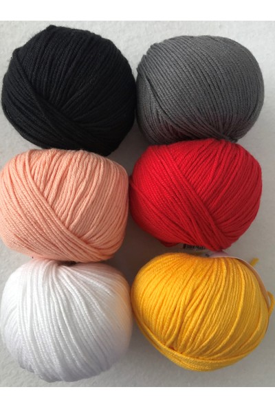 Gazzal 6'lı Gazzal Baby Cotton Ip Seti