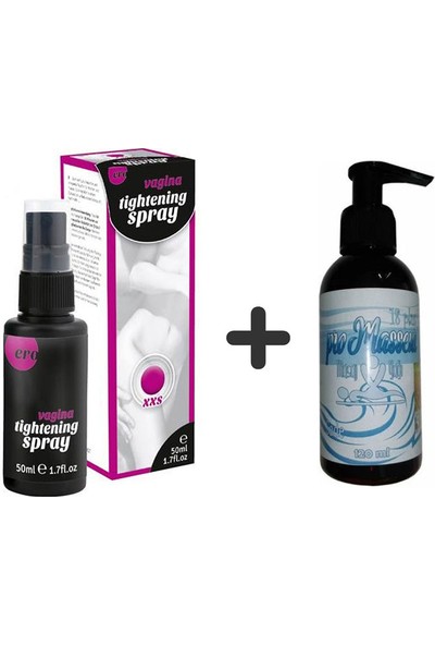 Bonie Erobyhot Xxs Vagina Tightening Daratltıcı Sprey + Pro Masseur Plus Kokusuz Tatsız Sade Masaj Yağı Bonie Erobyhot Xxs Vagina Tightening Daratltıcı Sprey + Pro Masseur Plus Kokusuz Tatsız Sade Masaj Yağı