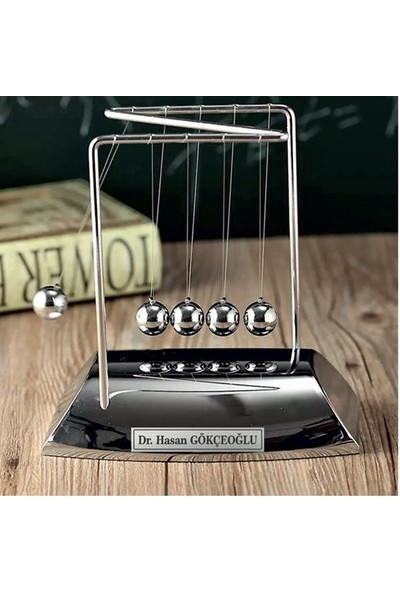 Hediyesahibi Kişiye Özel Newton Denge Topları