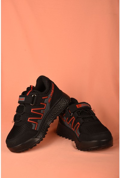 Weynes Erkek Çocuk Siyah Almera Cırt Cırtlı Sneaker Ayakkabısı WSB0090