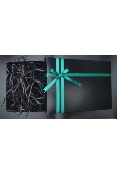 Dilek Dükkanı Boş Hediye Kutusu Büyük Boy Siyah Kırpık Kağıt Dahil Dilek Dükkanı Boş Hediye Kutusu Büyük Boy Siyah Kırpık Kağıt Dahil