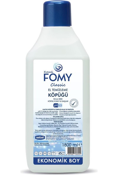 Fomy Classic Köpük Sabun - 1800 ml Fomy Classic Köpük Sabun - 1800 ml