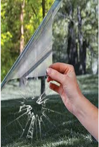 Ecce Şeffaf Güvenlik Cam Filmi Amerikan Çizilmez 75 cm x 3 Metre