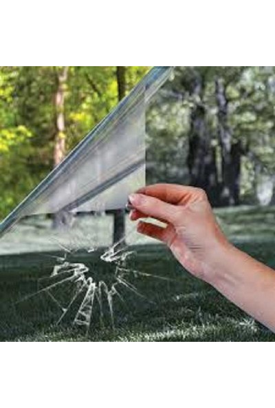 Ecce Güvenlik Cam Film Siyah Amerikan Çizilmez Orta Ton 60 cm x 8 Metre