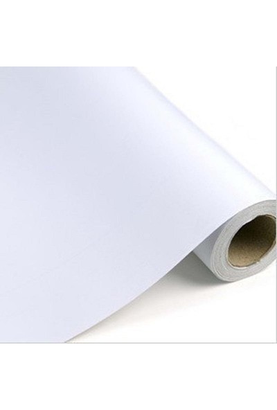 Ecce Mat Beyaz Yapışkanlı Folyo 45 cm x 10 Metre Ecce Mat Beyaz Yapışkanlı Folyo 45 cm x 10 Metre