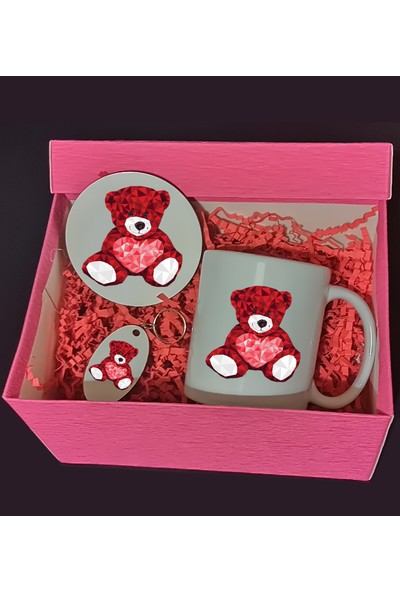 Duvar Hediyelik Özel Paketli Sevgili Temalı Kupa