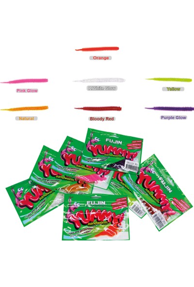 Fujın Yummy Sandworm 7cm Lrf Silikonu Fujın Yummy Sandworm 7cm Lrf Silikonu