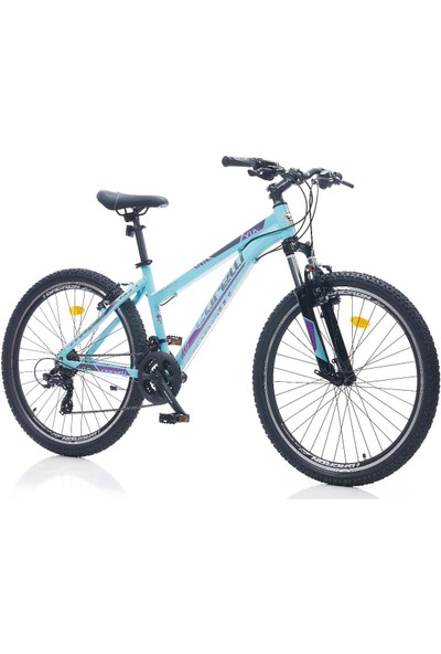 Corelli Vıa Dağ Bisikleti Lady 1.1 24 Jant 13 Sıze Turkuaz Mor Gri
