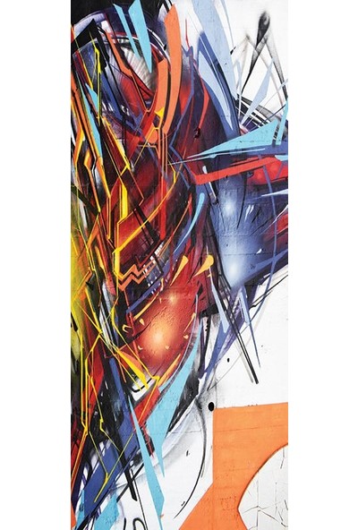 Duvar Dekor Soyut Desenli Buzdolabı Sticker 070