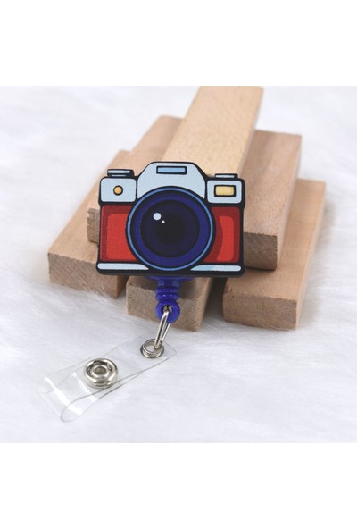 İnvitro Medikal Fotoğraf Makinesi Desenli Yoyo Kartlık