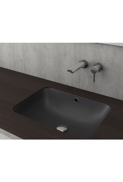 Bocchi Scala Tezgahaltı Lavabo 55 cm Mat Antrasit 1006-020-0125 Bocchi Scala Tezgahaltı Lavabo 55 cm Mat Antrasit 1006-020-0125