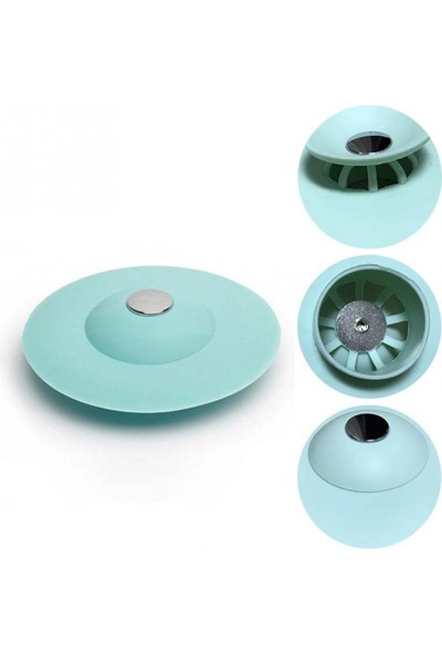 Lavabo Süzgeci Koku Önleyici Silikon Su Durdurucu 2 Adet 881080 Lavabo Süzgeci Koku Önleyici Silikon Su Durdurucu 2 Adet 881080