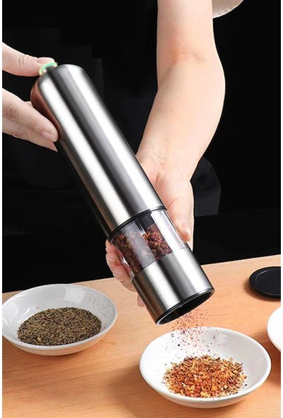 Mujgan Karabiber - Tuz Öğütücü Işıklı Baharat Değirmeni