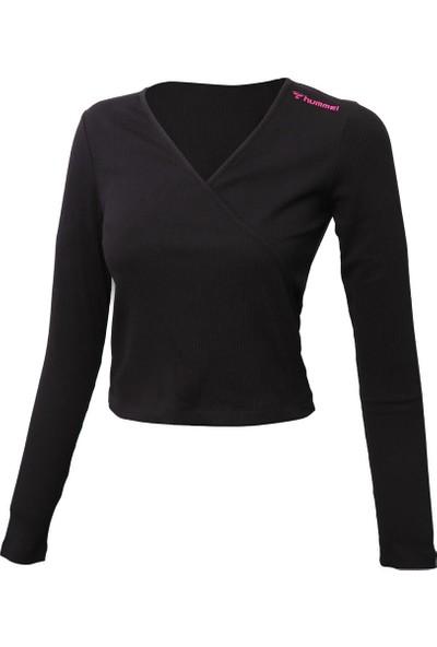 Hummel Hmlsaggy Kadın Siyah Crop