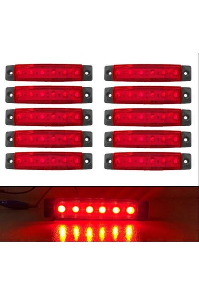 Parmak LED 12 ve 24 Volt Çalışma Özelliği Su Geçirmez (10 Adet)Kırmızı Parmak LED 12 ve 24 Volt Çalışma Özelliği Su Geçirmez (10 Adet)Kırmızı