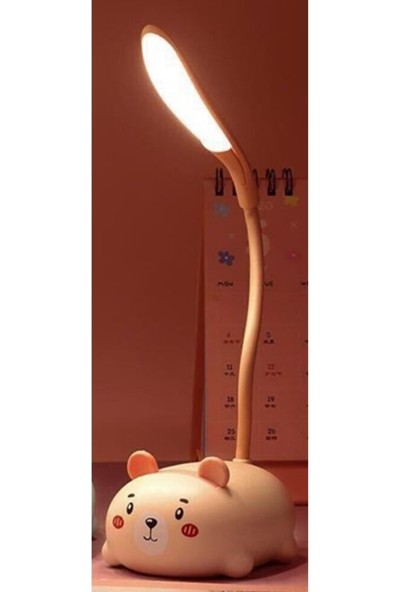 MiniHome Avec AV-606 Sevimli Ayıcık USB Ledli Şarjlı Masa Lambası Pembe MiniHome Avec AV-606 Sevimli Ayıcık USB Ledli Şarjlı Masa Lambası Pembe