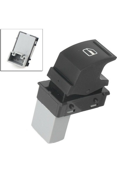 Volkswagen Caddy Sağ Tekli Cam Açma Düğmesi (2004-2013) Volkswagen Caddy Sağ Tekli Cam Açma Düğmesi (2004-2013)