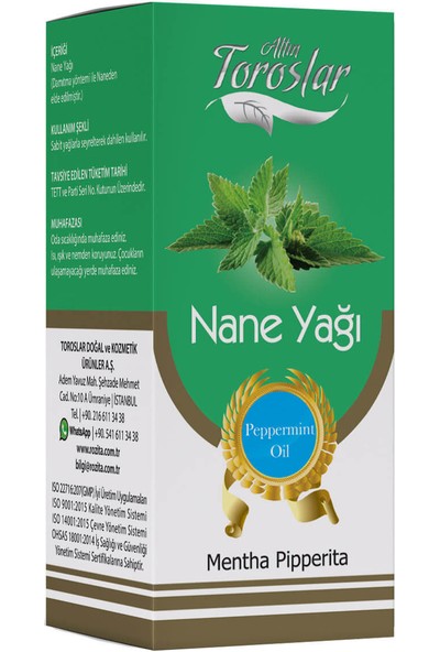 Altın Toroslar Nane Yağı 10 ml Altın Toroslar Nane Yağı 10 ml