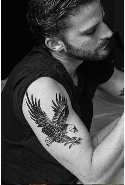 Takıştır Geçici Kartal Dövme Tattoo