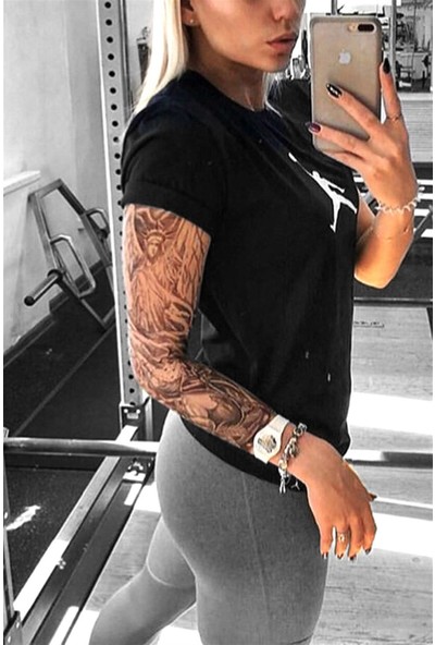 Takıştır Geçici Kanatlı Melek Kol Dövme Tattoo