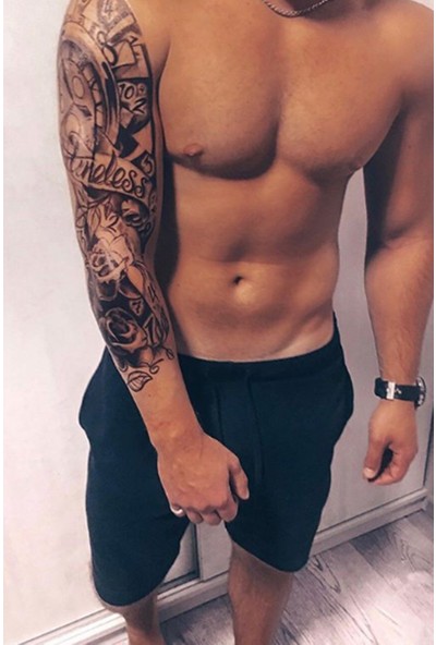 Takıştır Geçici Saat Modelli Kol Dövme Tattoo