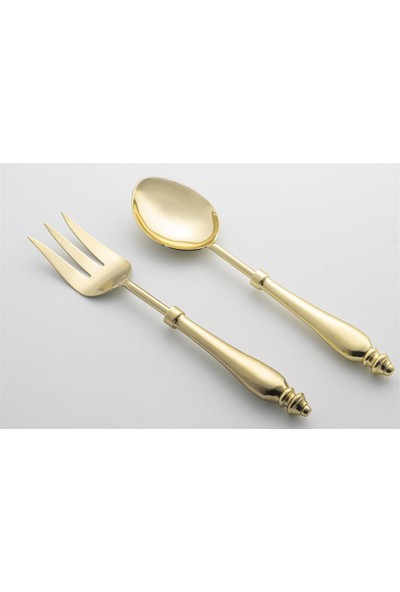 P168.333614 Gold 2li Salata Servis Seti