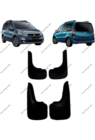 Peugeot Partner Tepee 4lü Paçalık, Çamurluk, Tozluk PEU0BX017