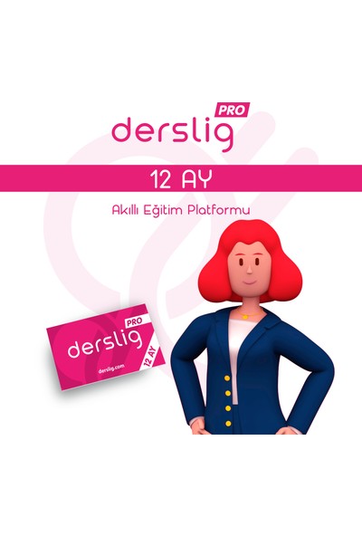Derslig 12 Aylık Derslig Pro Üyeliği Derslig 12 Aylık Derslig Pro Üyeliği
