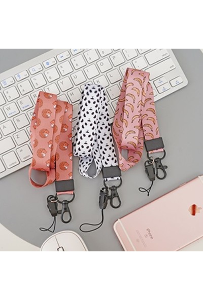 Yoyoso Telefon Boyun Askısı Kalp Desenli