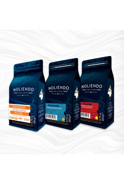 Moliendo Popüler Filtre Kahve Avantaj Paketi 3X250 grr. Moliendo Popüler Filtre Kahve Avantaj Paketi 3X250 grr.