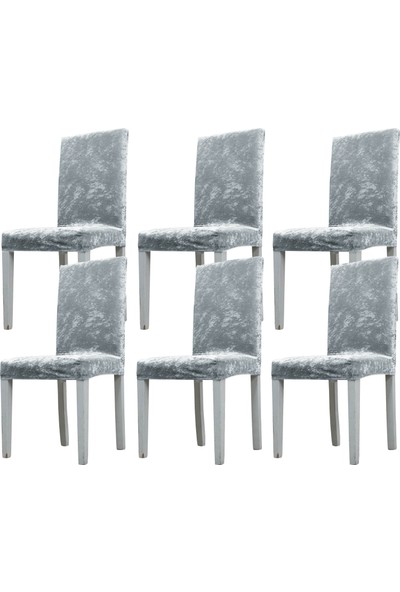 Kaliteli Likralı Kadife Sandalye Örtüsü Sandalye Kılıfı Mutfak Sandalye Örtüsü Sandalye Koruma 6lı Kaliteli Likralı Kadife Sandalye Örtüsü Sandalye Kılıfı Mutfak Sandalye Örtüsü Sandalye Koruma 6lı