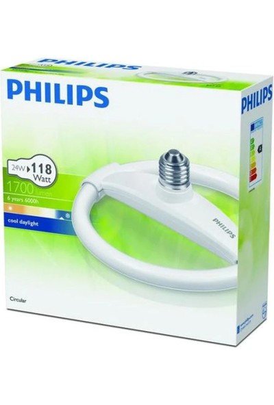 Phılıps 24W/118W E27 Duylu Simit Florasan Armatür Phılıps 24W/118W E27 Duylu Simit Florasan Armatür
