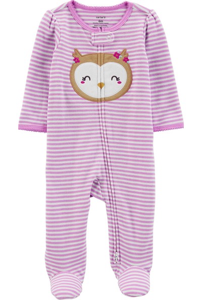 Carter's Baykuş Figürlü Çift Yön Fermuarlı Kız Bebek Tulum Carter's Baykuş Figürlü Çift Yön Fermuarlı Kız Bebek Tulum