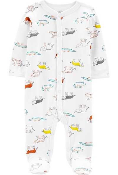 Carter's Sevimli Hayvan Erkek Bebek Tulum