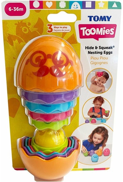 Toomies Saklambaçlı Iç Içe Yumurtalar Turuncu Toomies Saklambaçlı Iç Içe Yumurtalar Turuncu