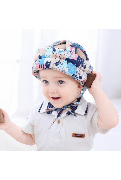 Kuartz Bebek Koruma Emniyet Kaskı Ayarlanabilir Ölçü