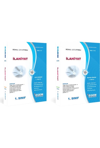 Egem Yayınları İlahiyat 1.sınıf 1 ve 2.yarıyıl Konu Anlatımlı Soru Bankası Tüm Dersler  Egem Yayınları İlahiyat 1.sınıf 1 ve 2.yarıyıl Konu Anlatımlı Soru Bankası Tüm Dersler