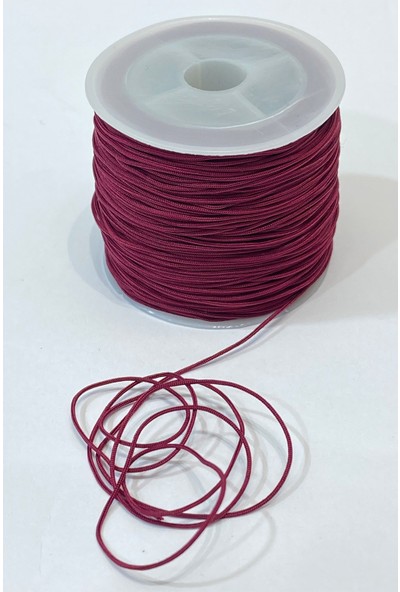 Hayalperest Boncuk Bordo Paraşüt İpi 10 mt