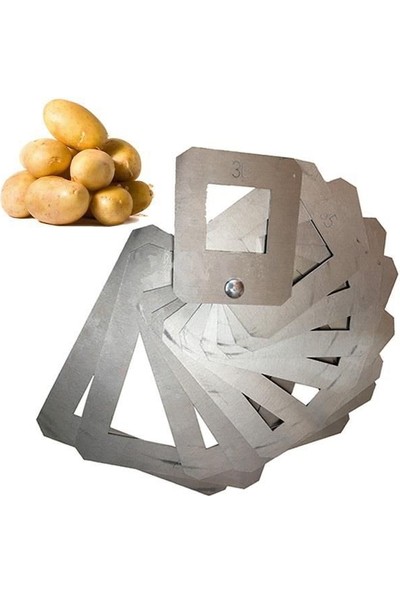 Foratech Patates Için Çap Ölçer Halka Skalası Alüminyum Foratech Patates Için Çap Ölçer Halka Skalası Alüminyum