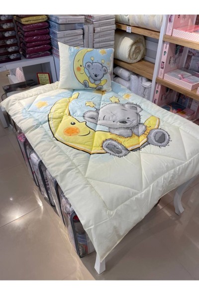 Ete Evteks Dolu Yastıklı Bebek Yorgan Set 057